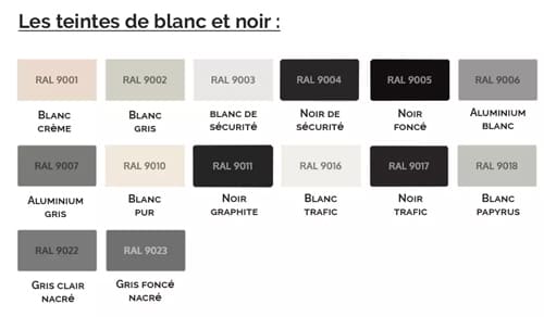 Fonctionnement & Couleurs du RAL, Peinture & Revêtement